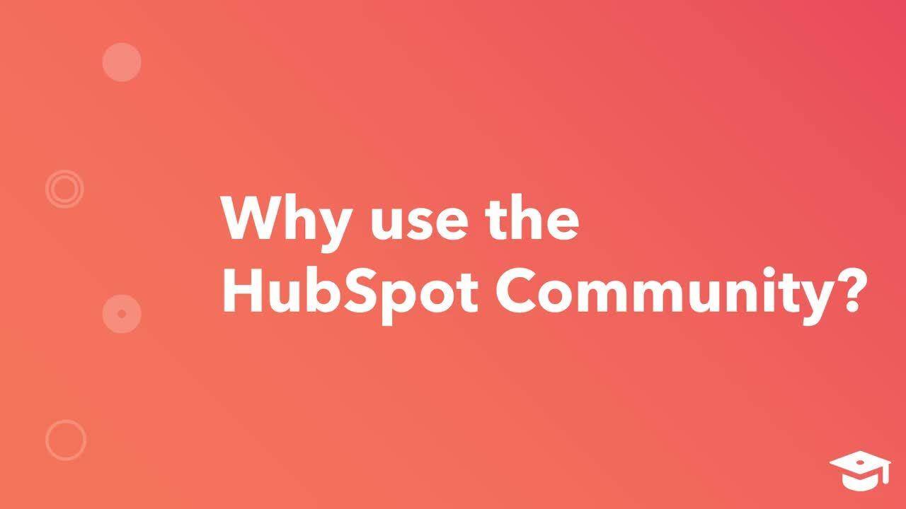 Getting Started With the HubSpot Community